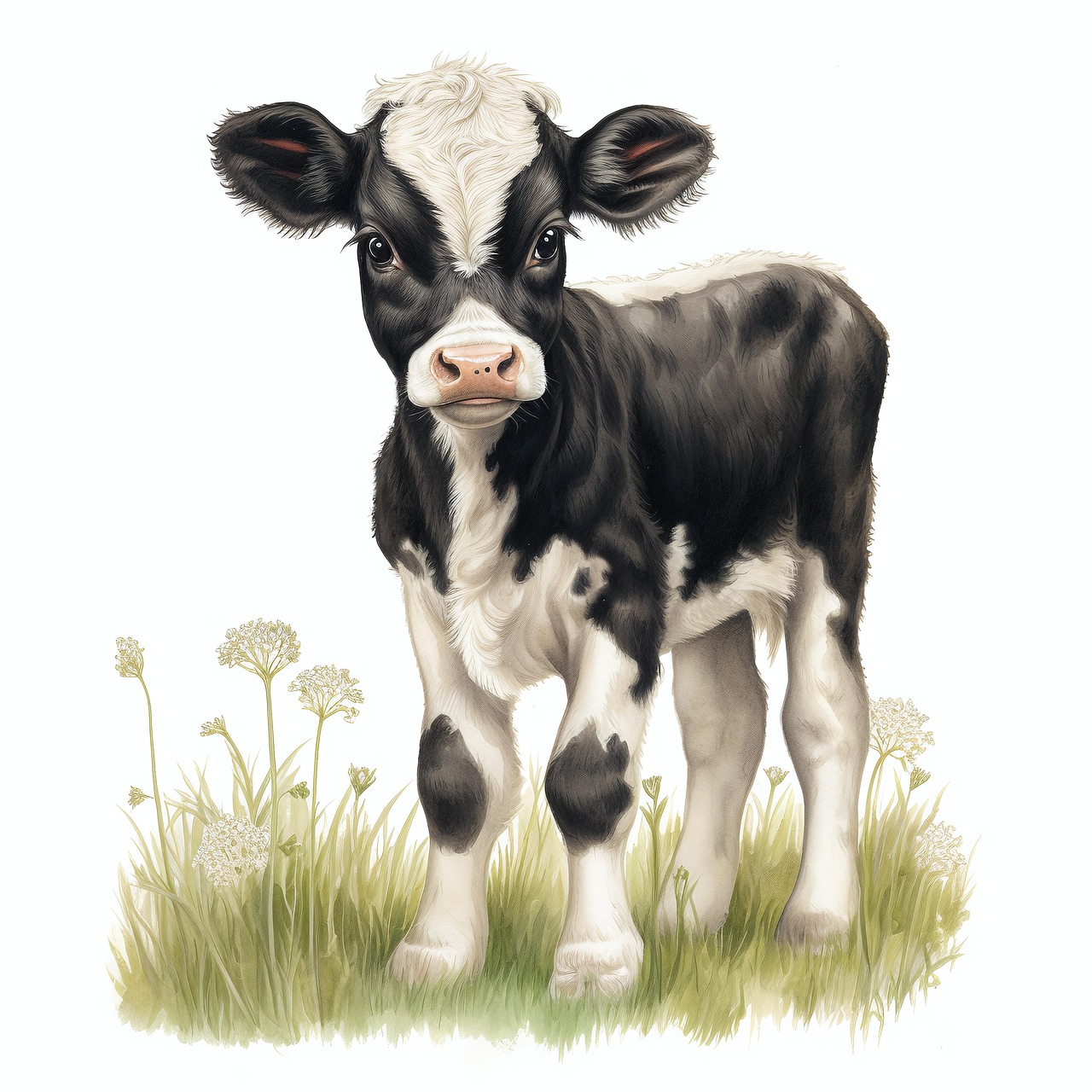 Download Calf, Cow, Farm. Royalty-Free Stock Illustration Image - Pixabay