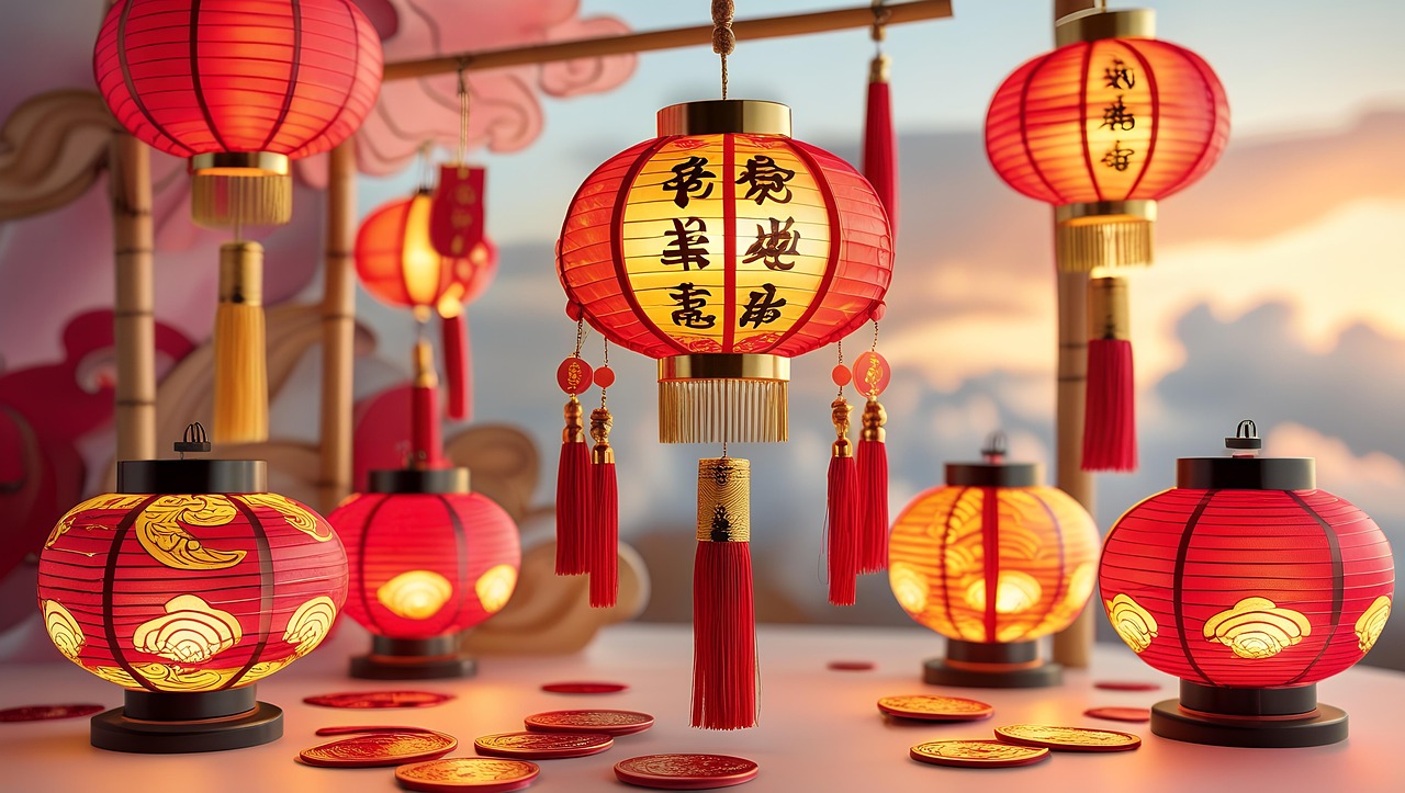 Download Chinese New Year, Lantern, Chinese Lantern. Royalty-Free Stock ...