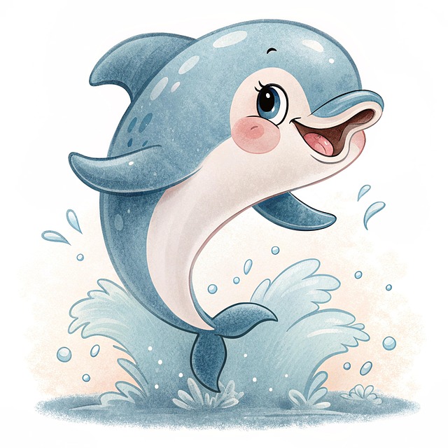 Explore 43,870+ Free Dolphin Cartoon Illustrations: Download Now - Pixabay