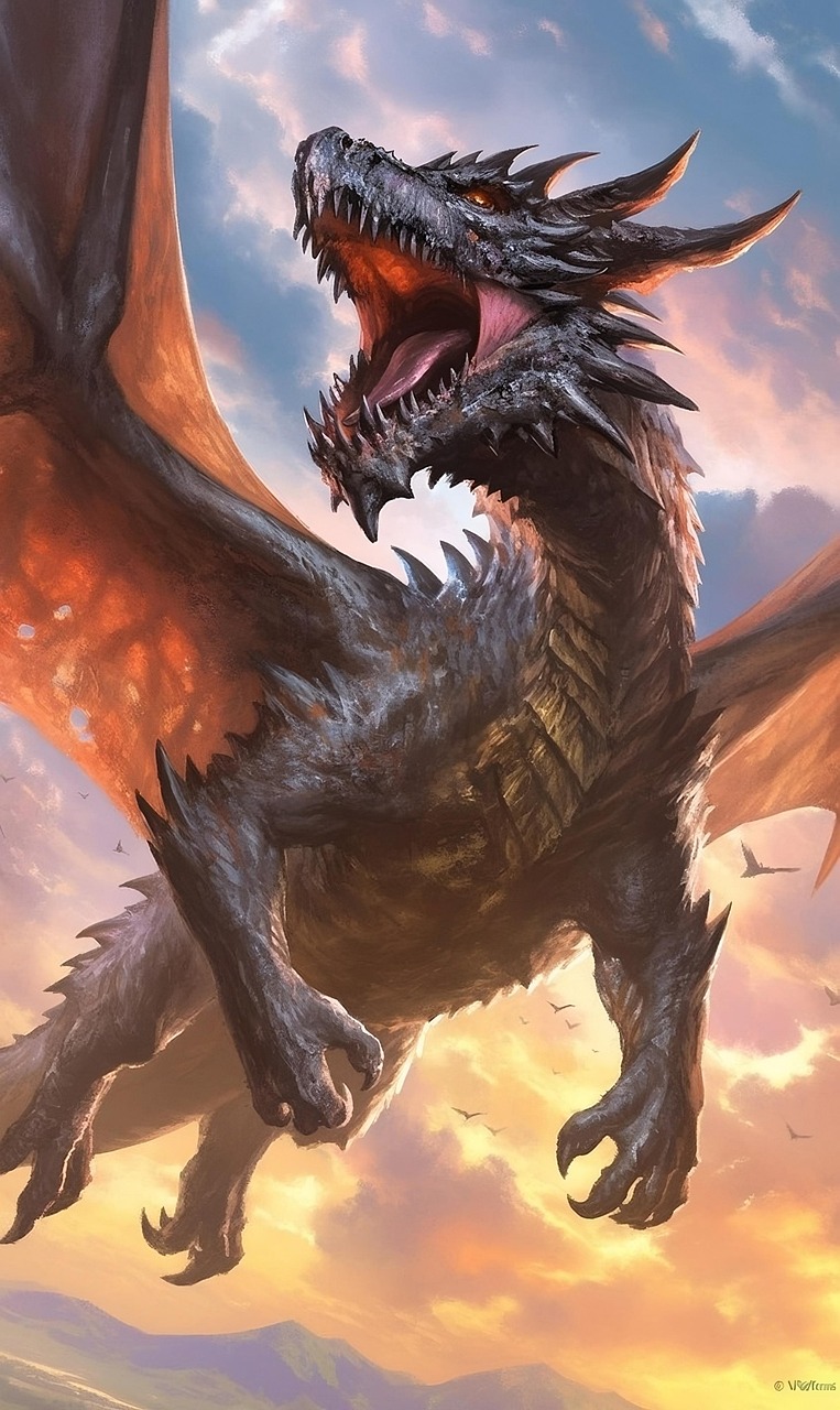 Download Cartoon, Dragon, Dragons. Royalty-Free Stock Illustration ...