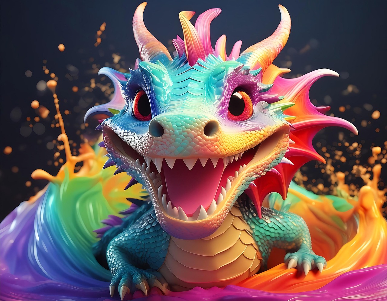 Download Baby Dragon, Dragon, Baby. Royalty-Free Stock Illustration ...
