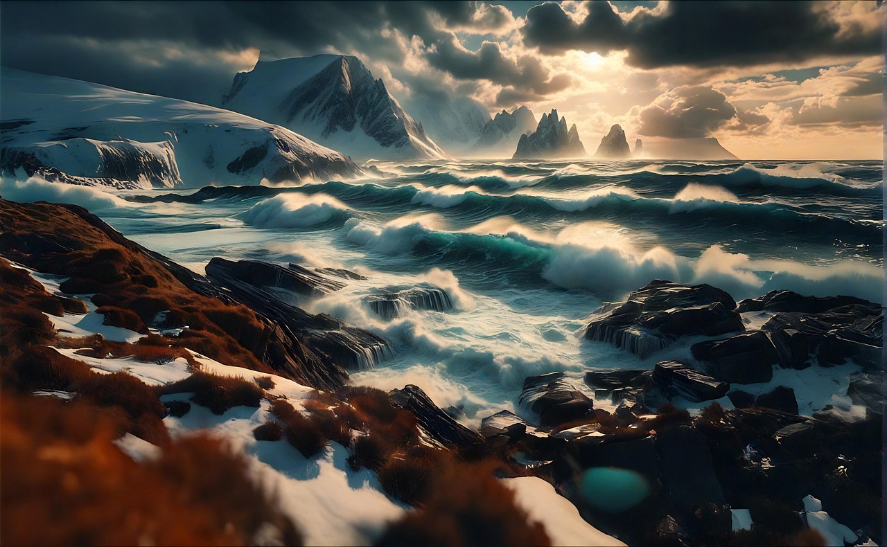 Download Winter Stormy Sea, Storm, Sea. Royalty-Free Stock Illustration Image - Pixabay