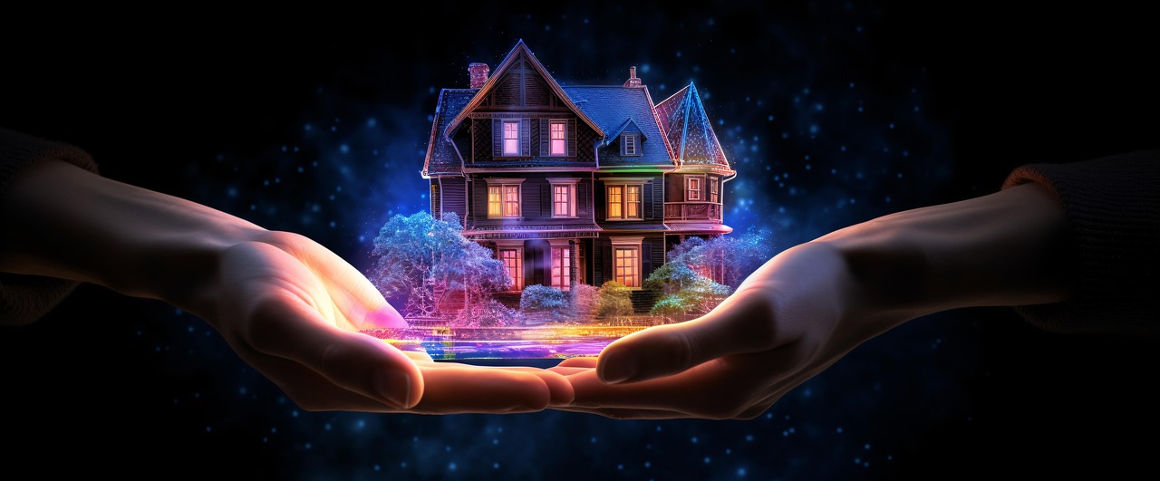 Download House, Hands, Glowing. Royalty-Free Stock Illustration Image ...
