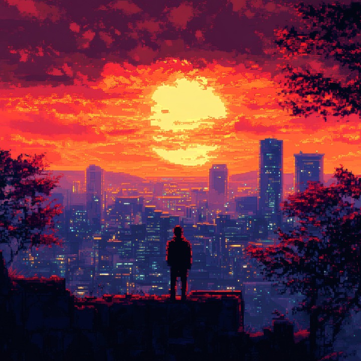 Download Man, Overlooking, City. Royalty-Free Stock Illustration Image ...