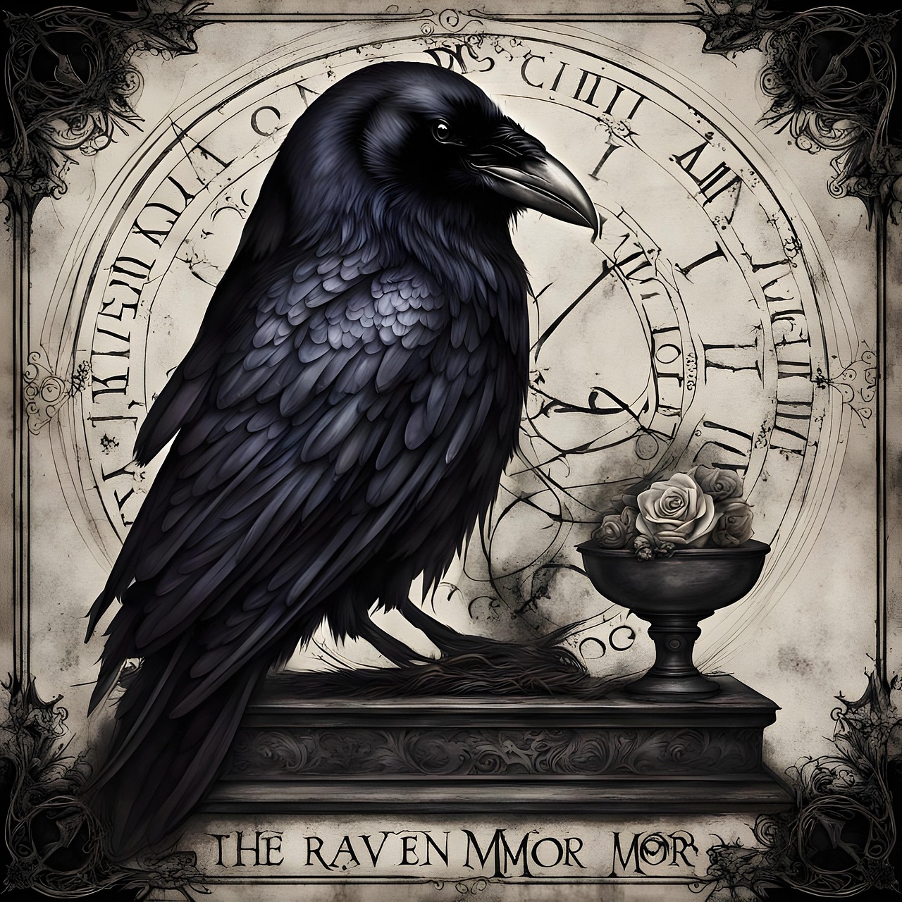 Download Ai Generated, Raven, Crow. Royalty-Free Stock Illustration ...