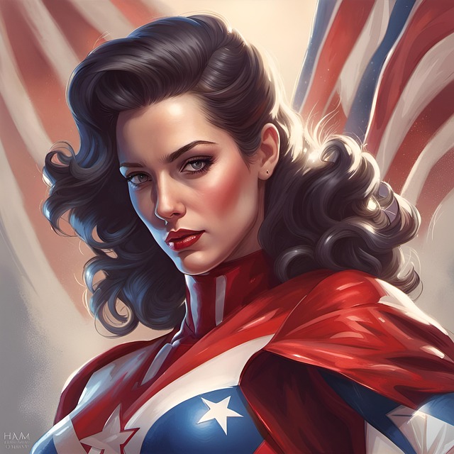 Download Usa, 1940, Superhero. Royalty-Free Stock Illustration Image ...