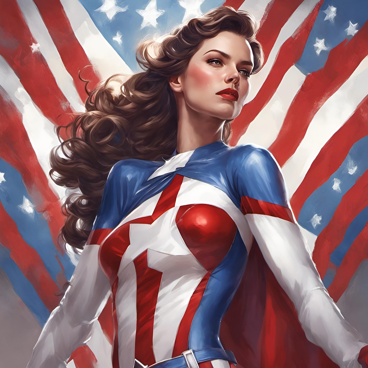 Download Usa, 1940, Superhero. Royalty-Free Stock Illustration Image ...
