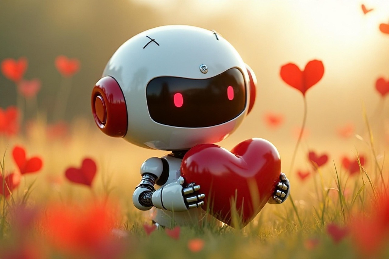 Download Valentine'S Day, Robot, Heart. Royalty-Free Stock Illustration ...