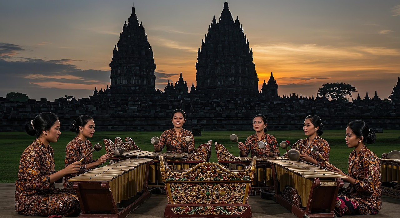 Download Temple, Prambanan, Music. Royalty-Free Stock Illustration ...