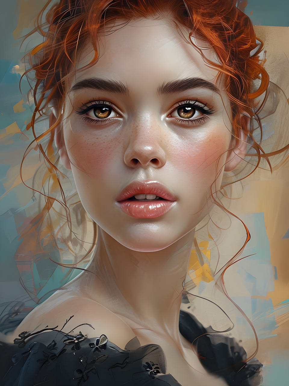 Download Woman, Red Head Woman, Fashion. Royalty-Free Stock ...