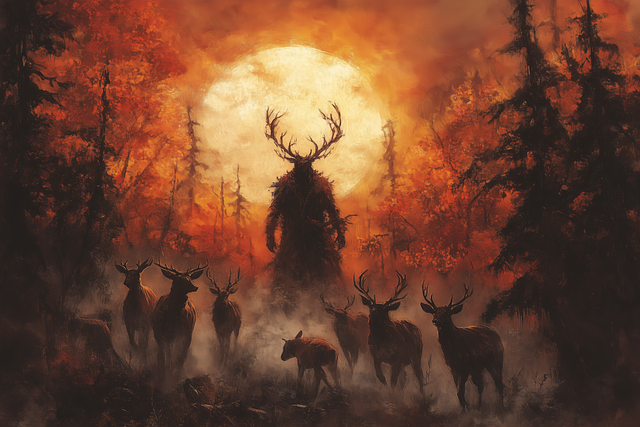 Download Herne The Hunter, Folklore, Mythology. Royalty-Free Stock ...
