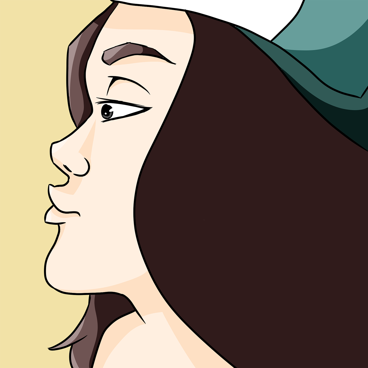 Download Woman, Duck Face, Hat Girl. Royalty-Free Stock Illustration ...
