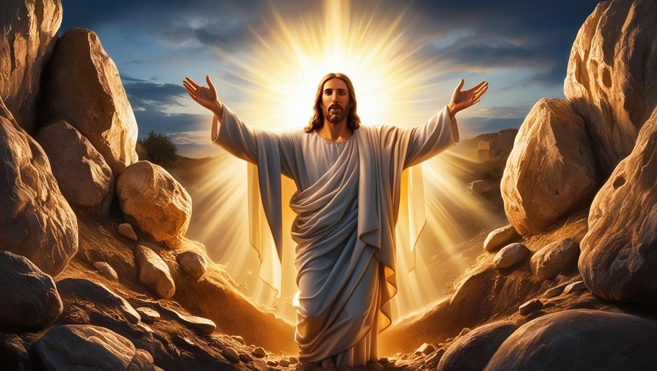 Download Jesus, Easter, Resurrection. Royalty-Free Stock Illustration ...