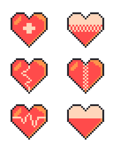 10,000+ Free Pixel Heart & Heart Images - Pixabay