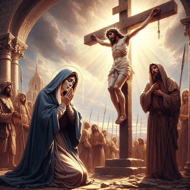 Download Jesus, Pieta, Blessed Mother. Royalty-Free Stock Illustration ...