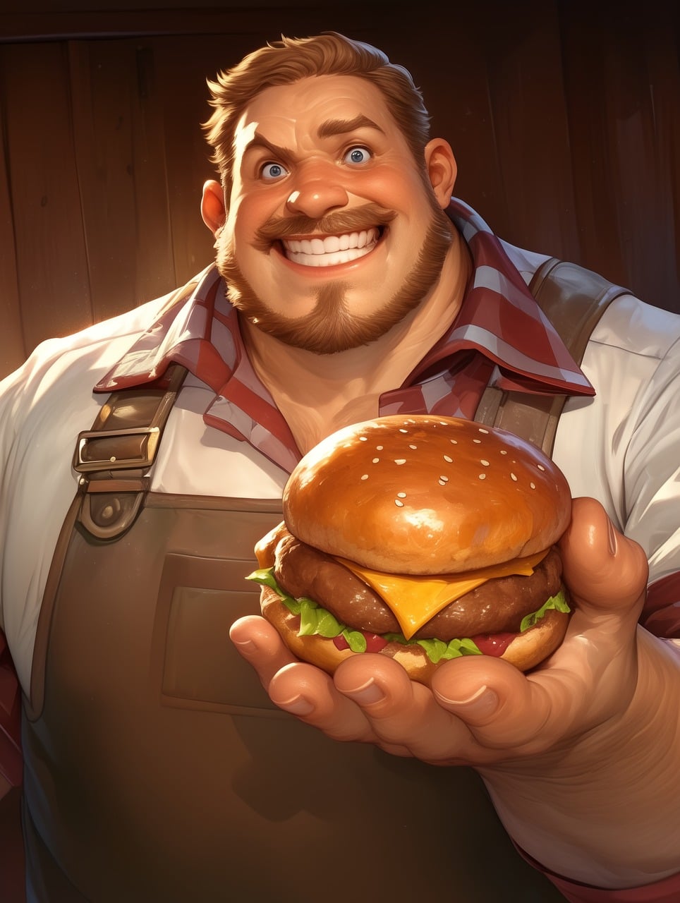 Download Man, Chef, Hamburger. Royalty-Free Stock Illustration Image ...