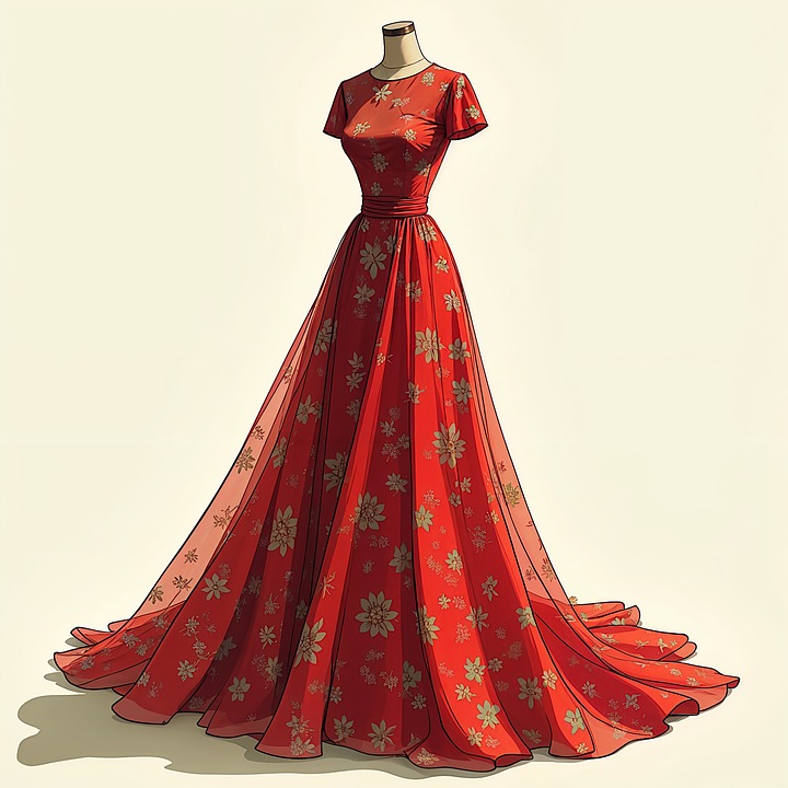 Download Ball Gown, Dress, Fashion. Royalty-Free Stock Illustration ...