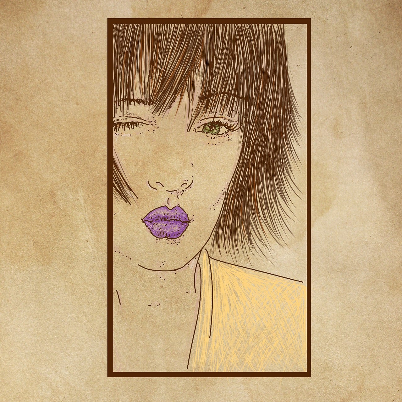 Download Woman, Love, Portrait. Royalty-Free Stock Illustration Image ...