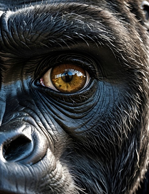 Download Ai Generated, Gorilla, Close Up. Royalty-Free Stock ...