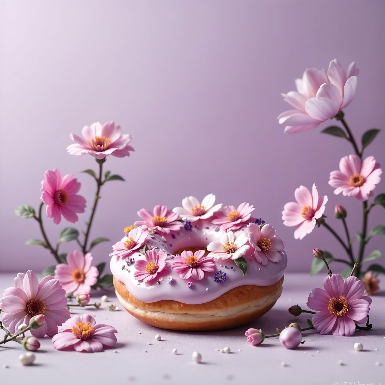 Download Ai Generated, Donut, Cream. Royalty-Free Stock Illustration ...