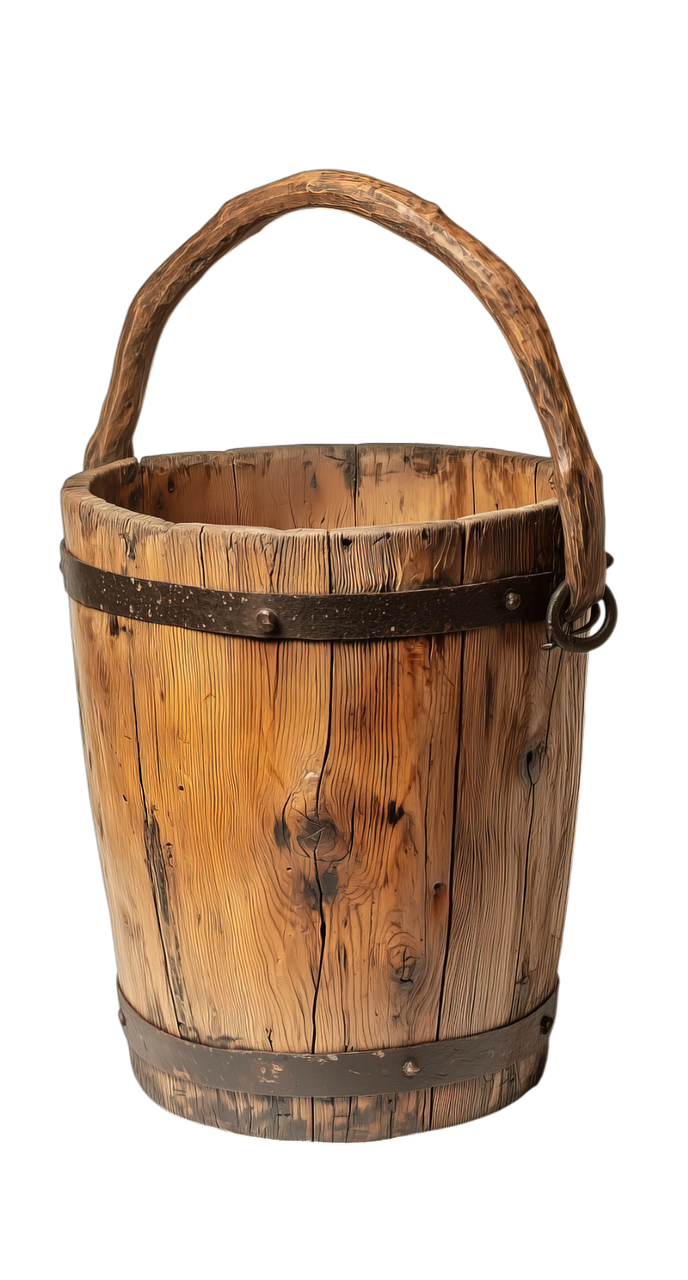 Balde De Madera Rústico Clásico - Imagen gratis en Pixabay