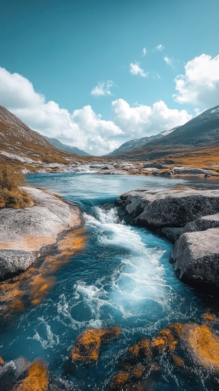 Download Ai Generated, River, Mountains. Royalty-Free Stock ...