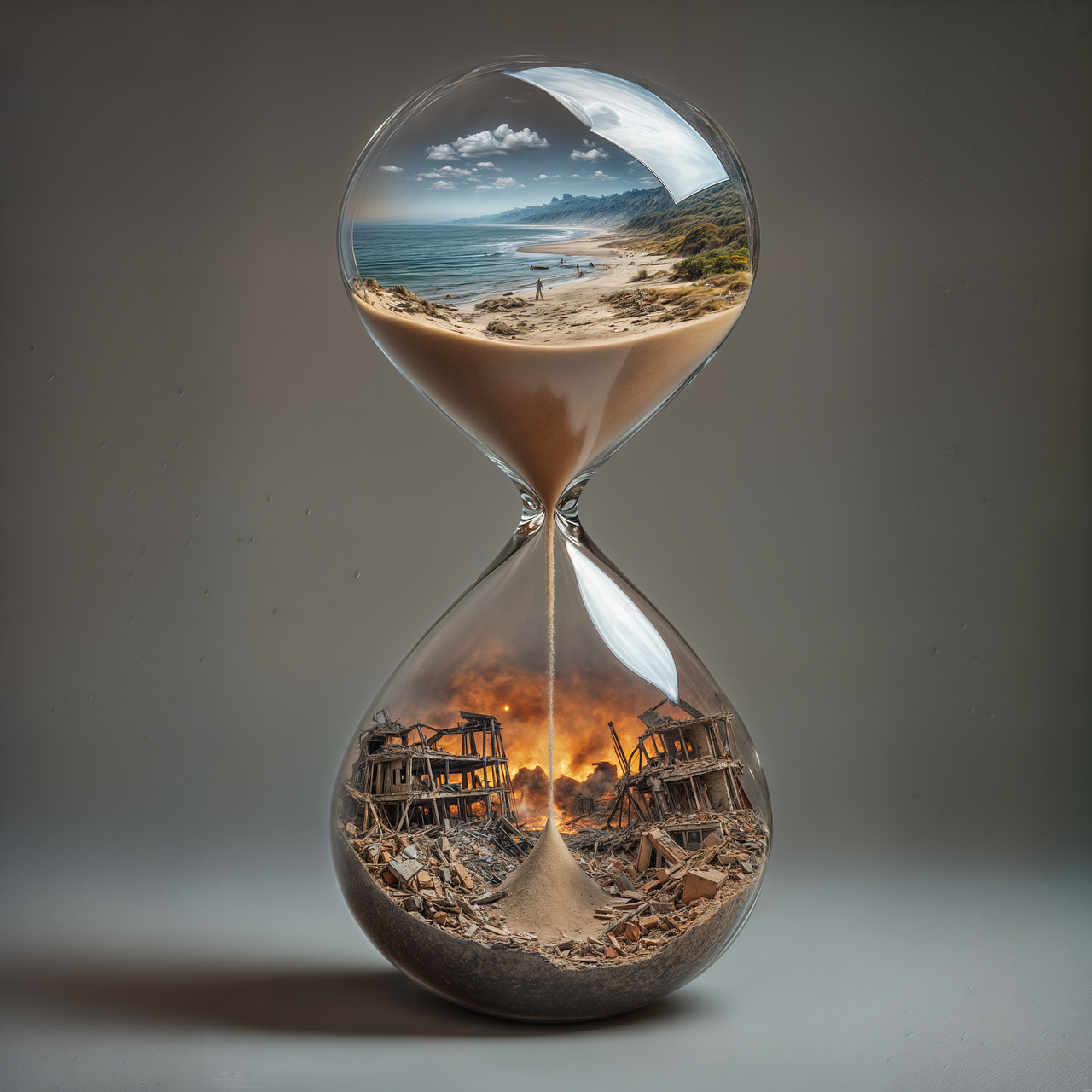 Download Hourglass, Climate Change, Global Warming. Royalty-Free Stock ...
