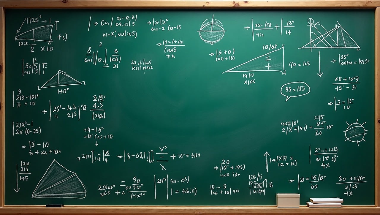 Download Ai Generated, Mathematics, Chalkboard. Royalty-Free Stock ...