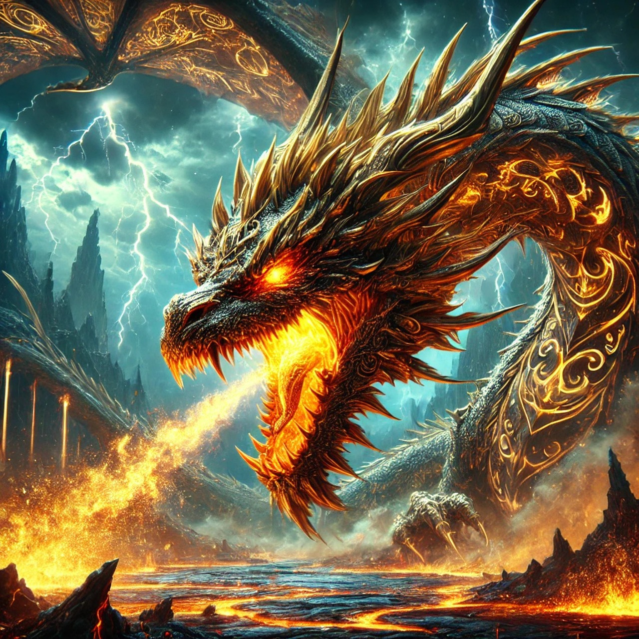 Download Dragon, Lizard, Nature. Royalty-Free Stock Illustration Image ...