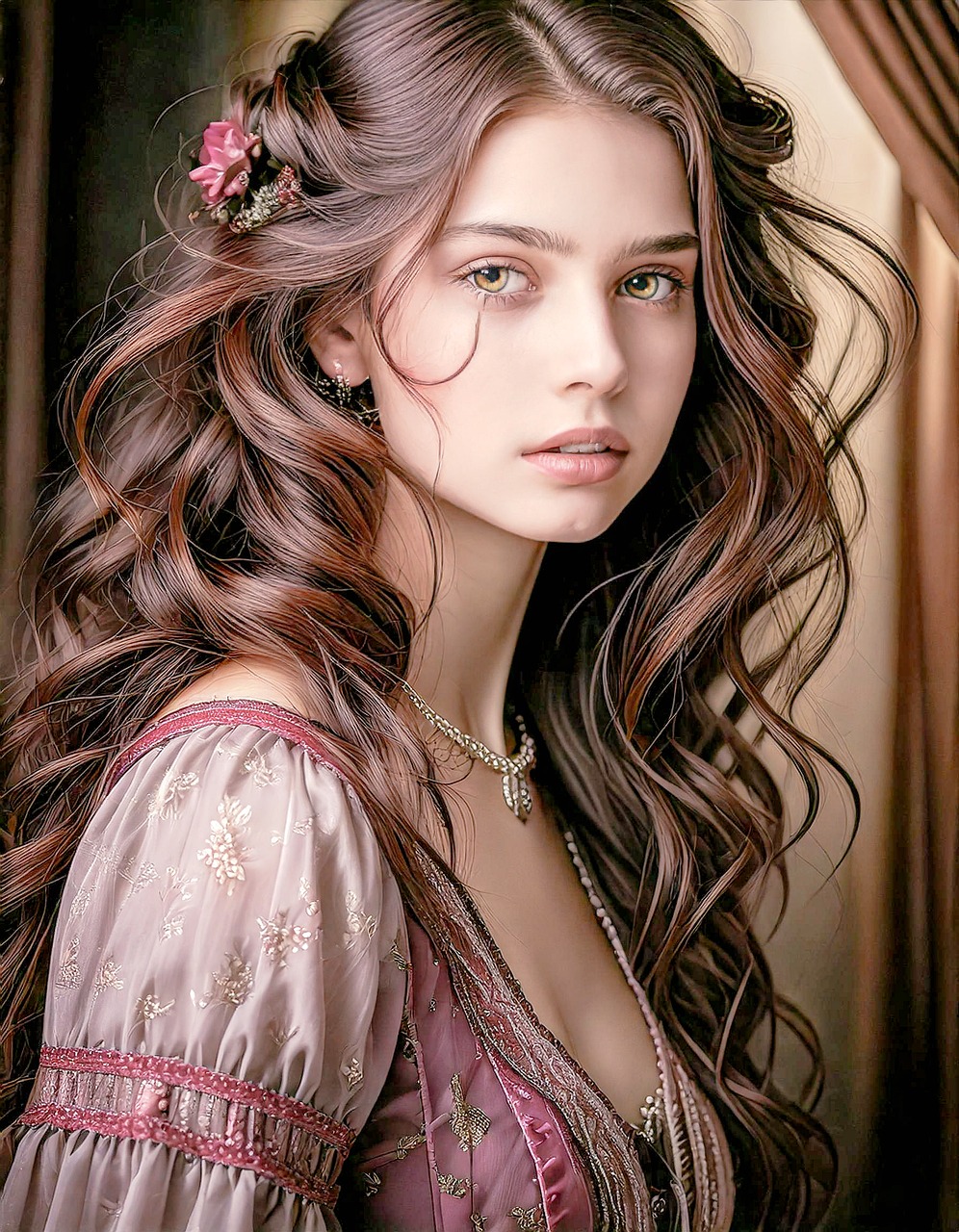 Download Woman, Portrait, Template. Royalty-Free Stock Illustration ...
