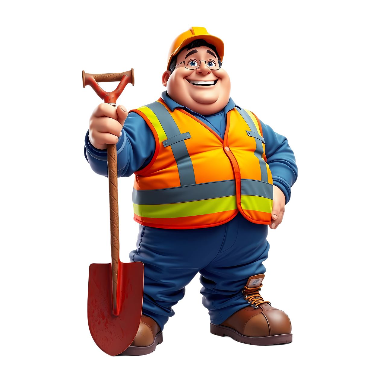 Download Man, Construction Worker, Cartoon. Royalty-Free Stock ...