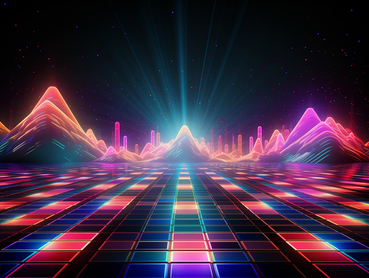 Download Neon, Synth Wave, Cyberpunk. Royalty-Free Stock Illustration ...
