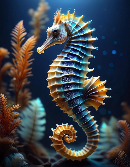 Download Sea Horse, Seahorse, Fish. Royalty-Free Stock Illustration ...