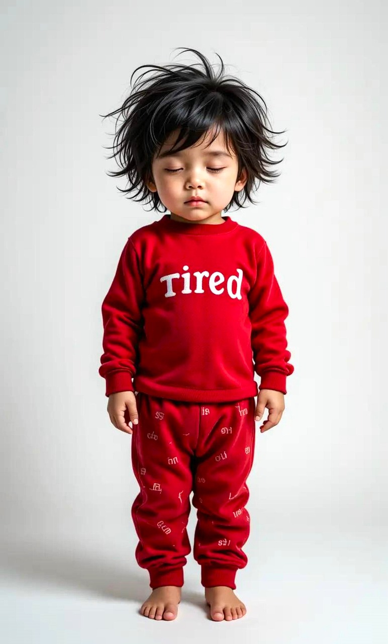 Download Tired, Boys, Pyjamas. Royalty-Free Stock Illustration Image ...