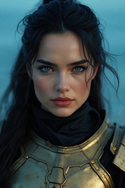 Download Woman, Knight, Portrait. Royalty-Free Stock Illustration Image ...