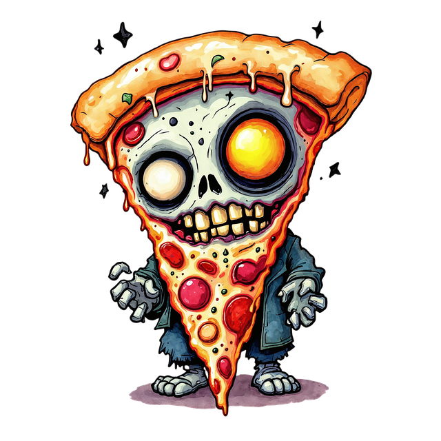 Download Pizza, Zombie, Cartoon. Royalty-Free Stock Illustration Image ...