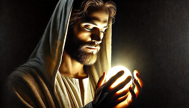Download Jesus Shines, Celestial Light, Light In Darkness. Royalty-Free ...