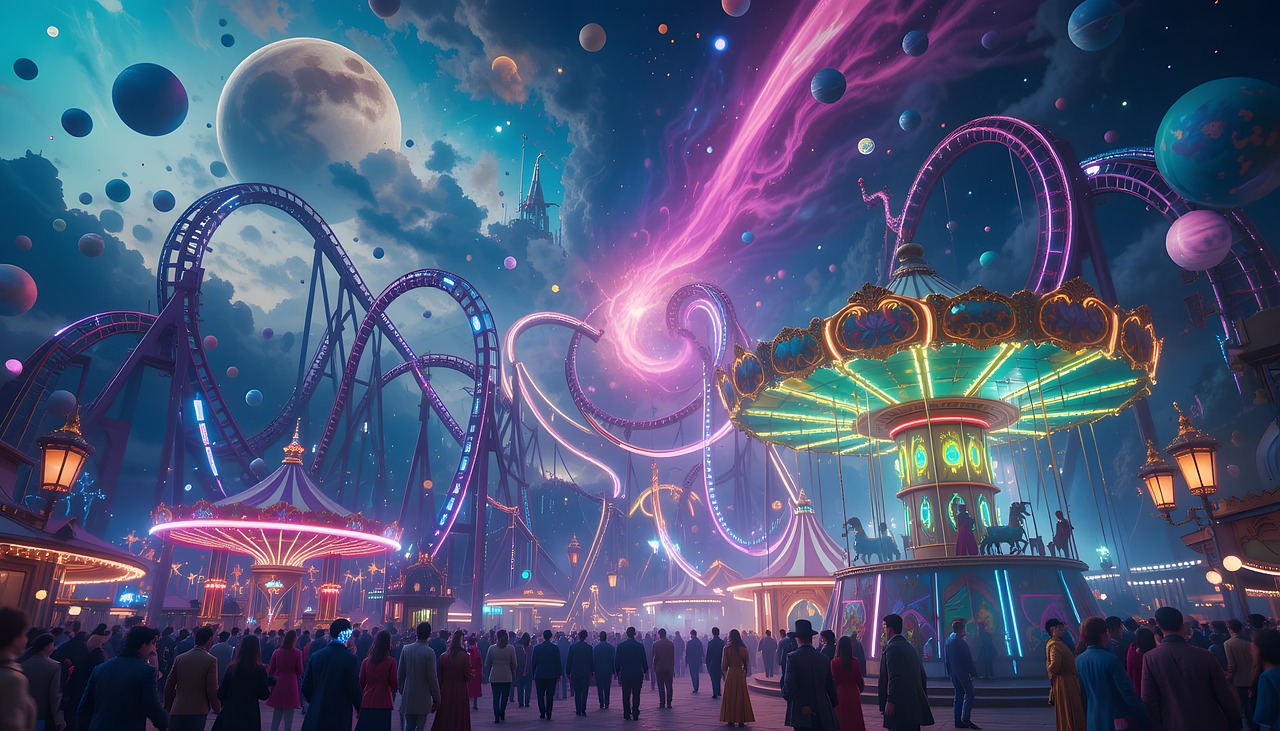 Download Ai Generated, Carnival, Carousel. Royalty-Free Stock ...