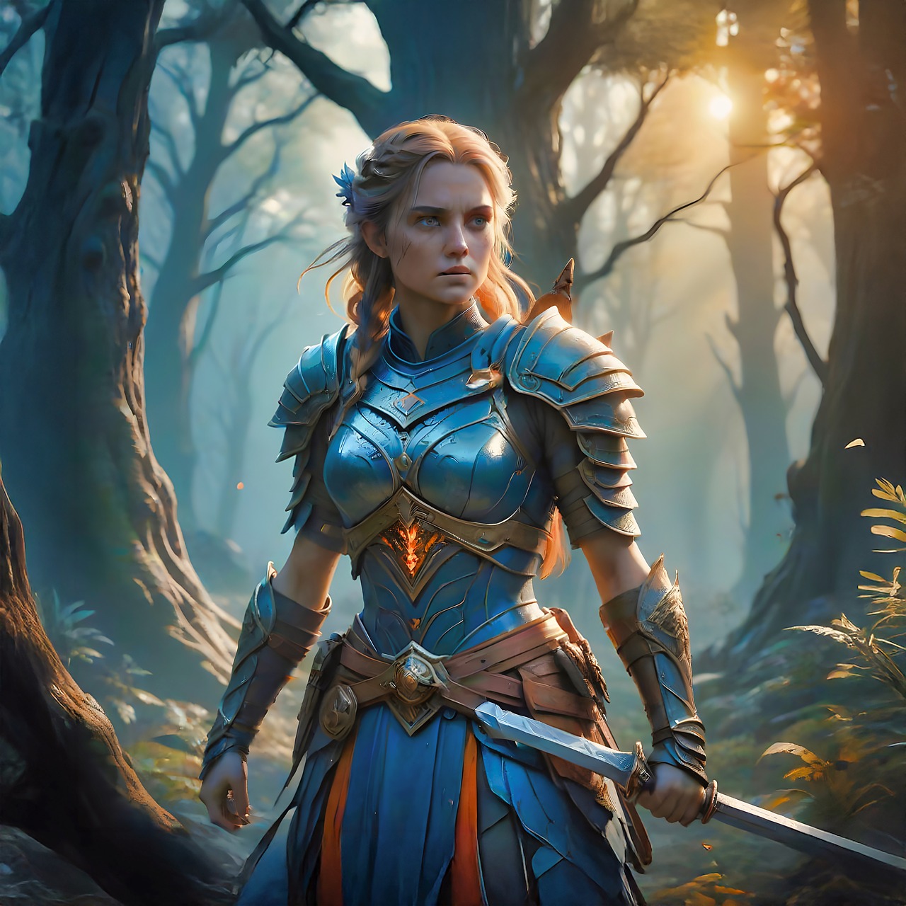Download Warrior, Fantasy, Sword. Royalty-Free Stock Illustration Image ...