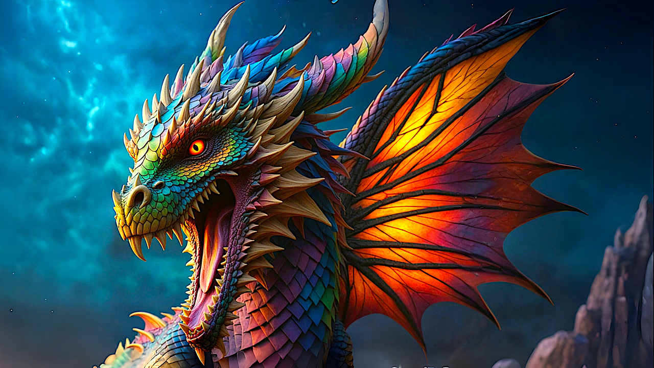 Download Dragon, Mythical Creatures, Fantasy. Royalty-Free Stock ...