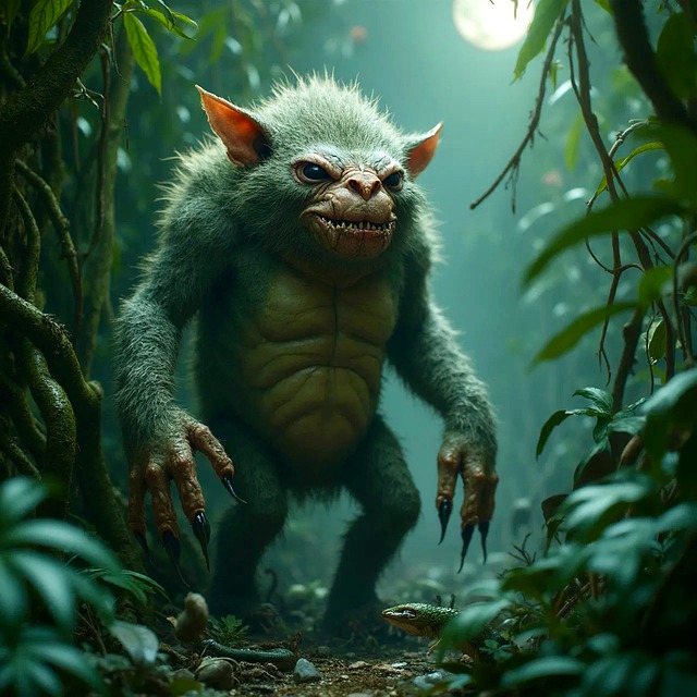 Download Ai Generated, Scary, Creature. Royalty-Free Stock Illustration ...