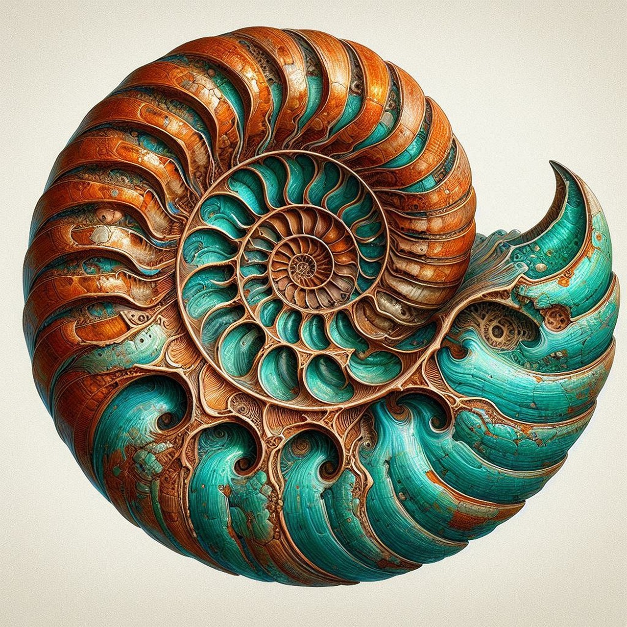 Download Ammonite, Fossil, Fossils. Royalty-Free Stock Illustration ...