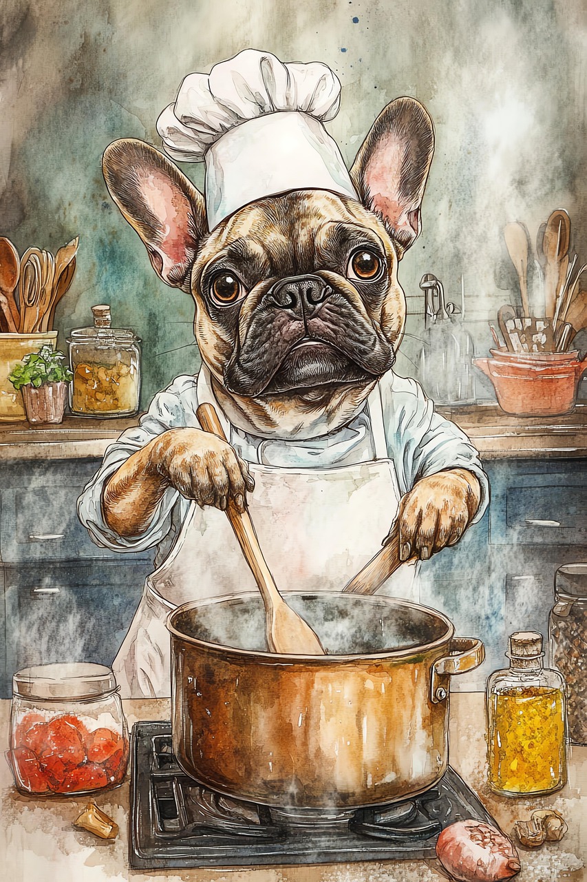Download Ai Generated, Dog, Chef. Royalty-Free Stock Illustration Image ...