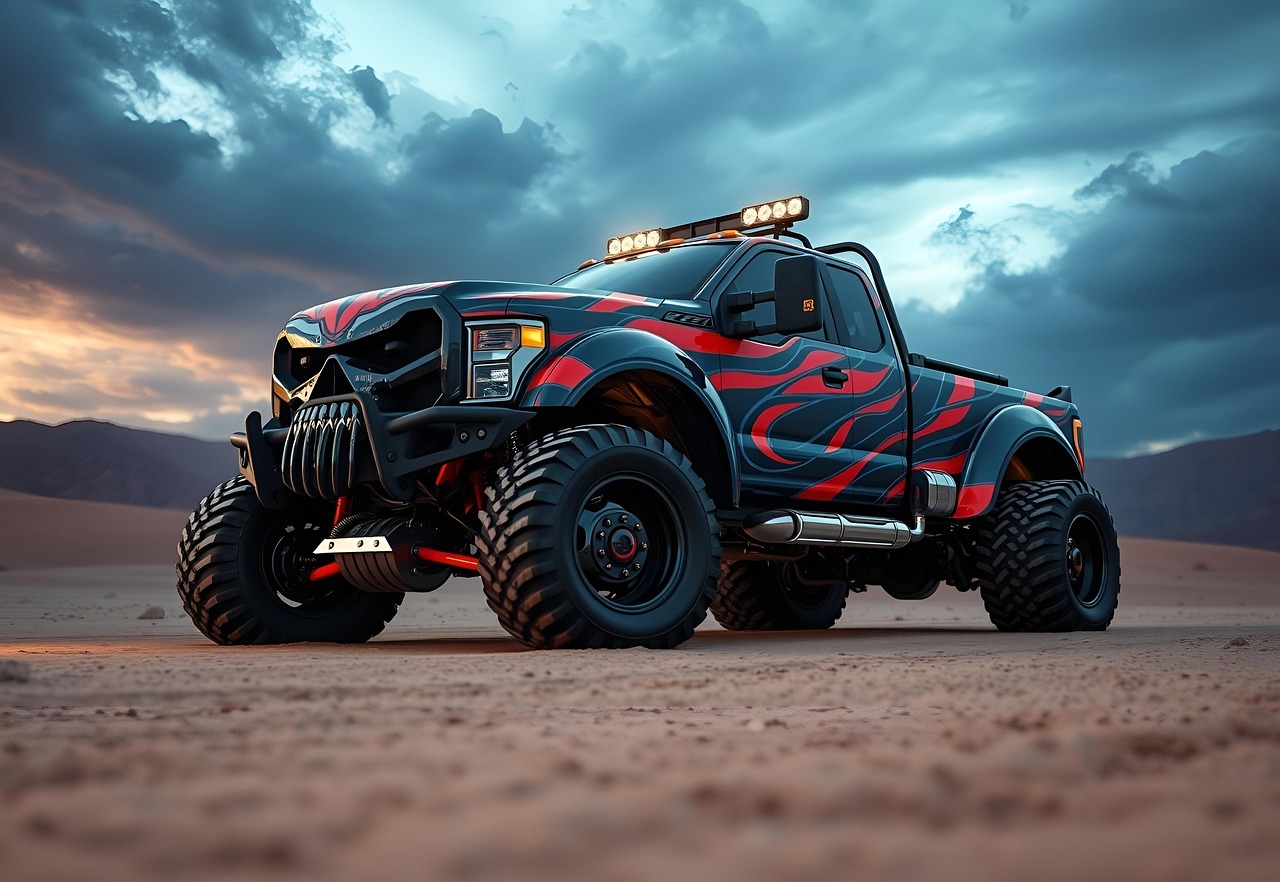 Download Monster Truck, Truck, Vehicle. Royalty-Free Stock Illustration ...