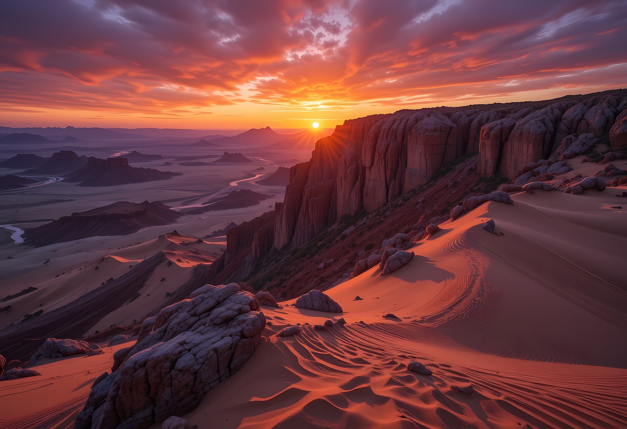 Download Ai Generated, Desert, Dunes. Royalty-Free Stock Illustration ...