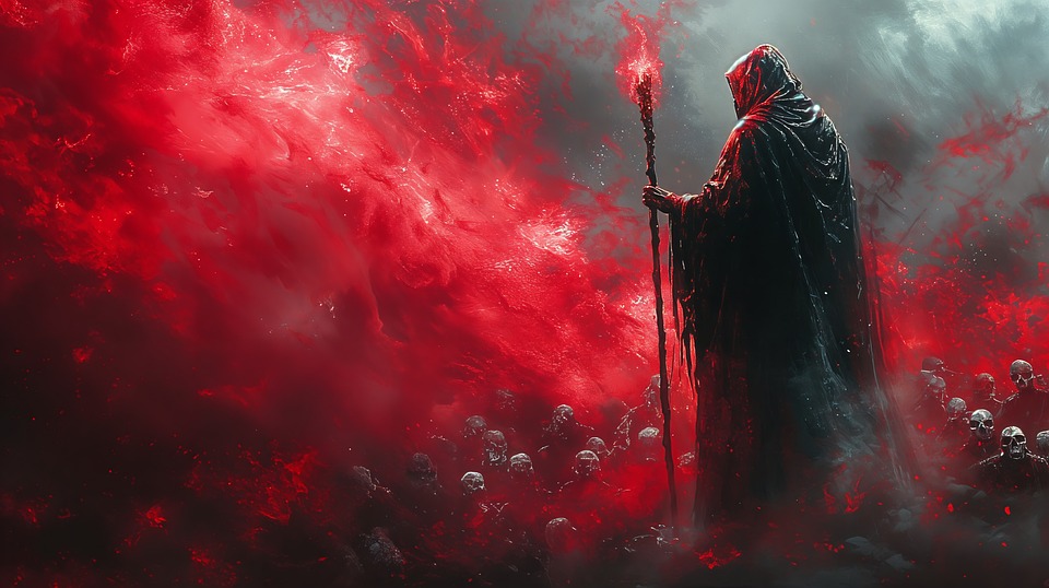 Download Magician, Dark Magic, Black Cloak. Royalty-Free Stock ...