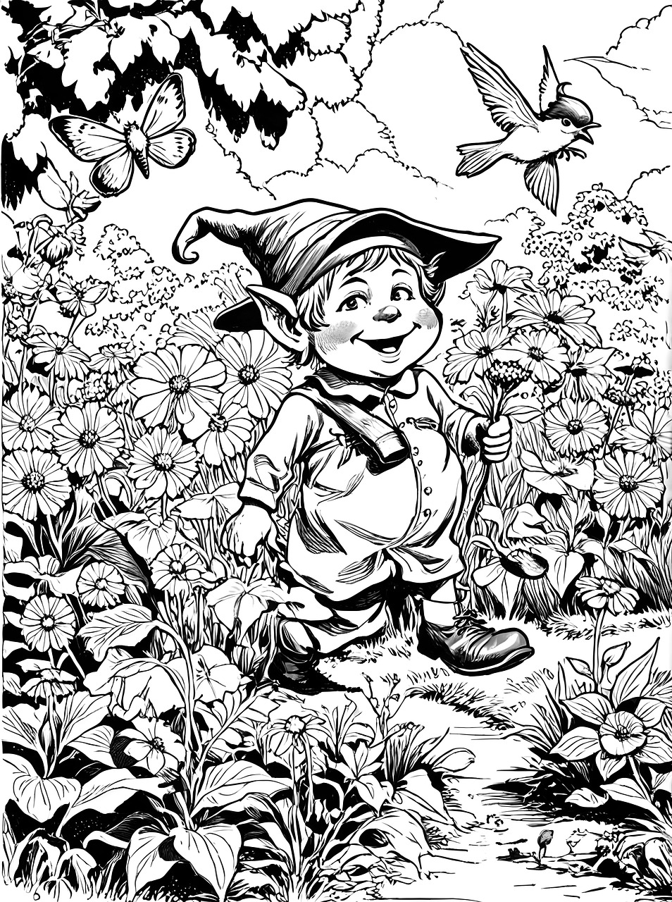 Download Coloring Page, Coloring, Drawing. Royalty-Free Stock ...