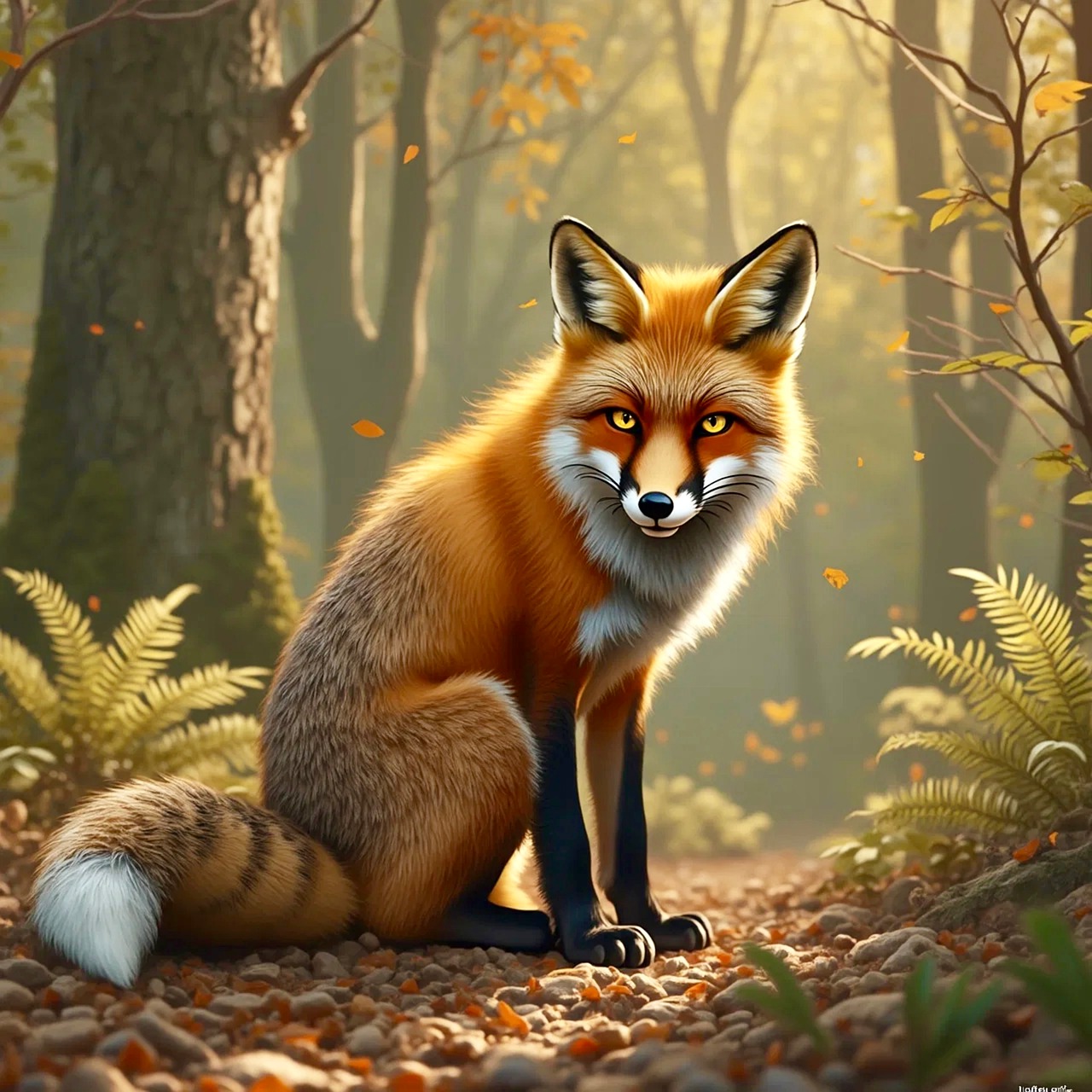 Download Ai Generated, Fox, Red. Royalty-Free Stock Illustration Image ...