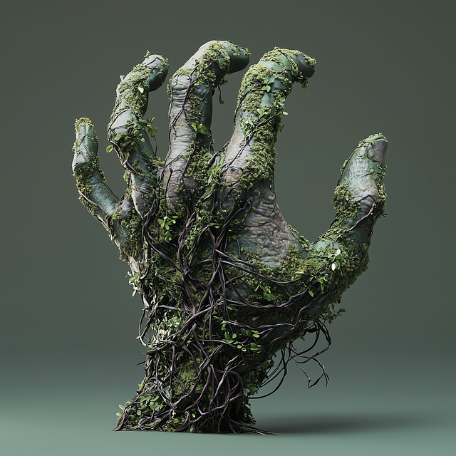 Download Nature Hand, Mystical Hand, Moss-Covered Hand. Royalty-Free ...