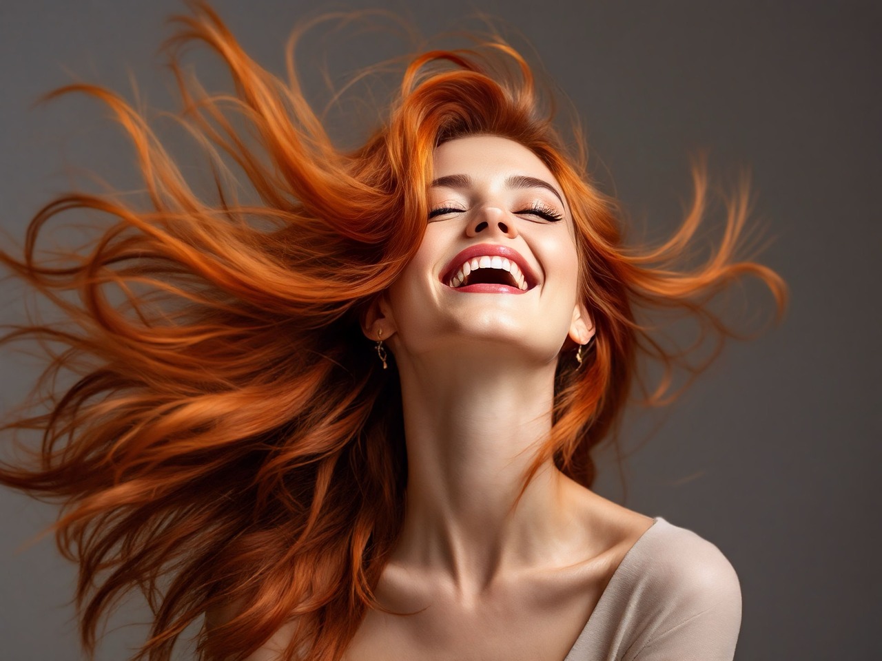 Download Woman, Laughing, Portrait. Royalty-Free Stock Illustration ...